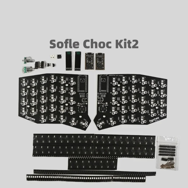 Sofle Choc Split Keyboard Pcb Kit 52-key Layout Customized Low Profile ...