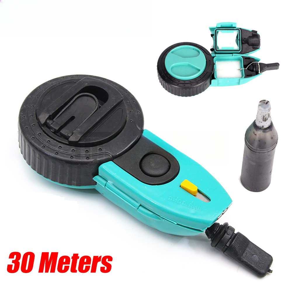 30m Chalk Line Marker High-Quality Semi-Automatic Manual Ink Tool for ...