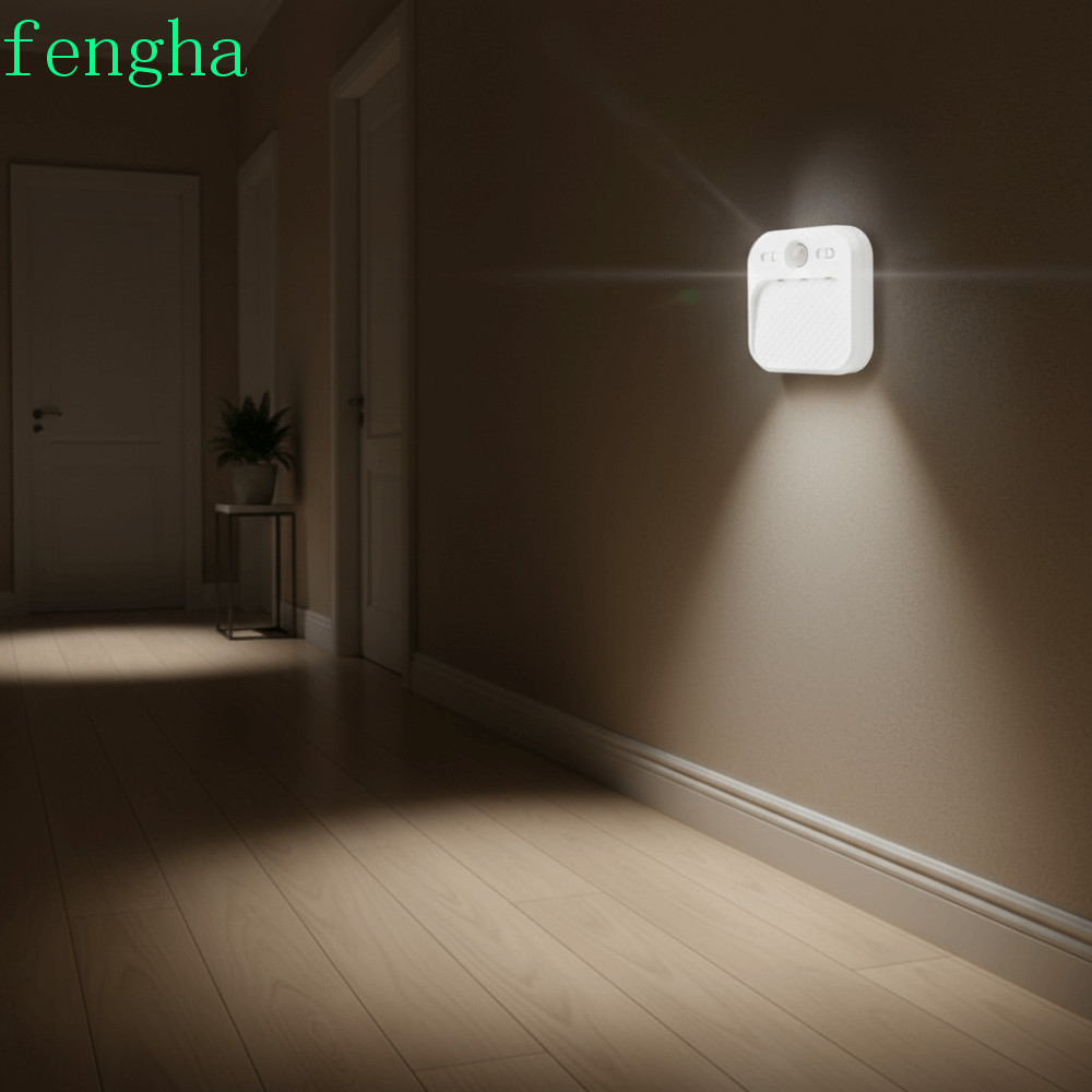 FENGHA Human Body Sensor Light, 3 Colors Square Shape Motion Sensor ...