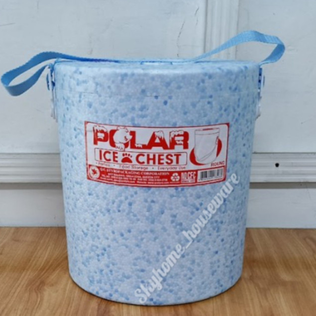 (ROUND) STYRO BOX / PICNIC BOX ICE CHEST / ICE BOX / COOLER / Styrofoam ...