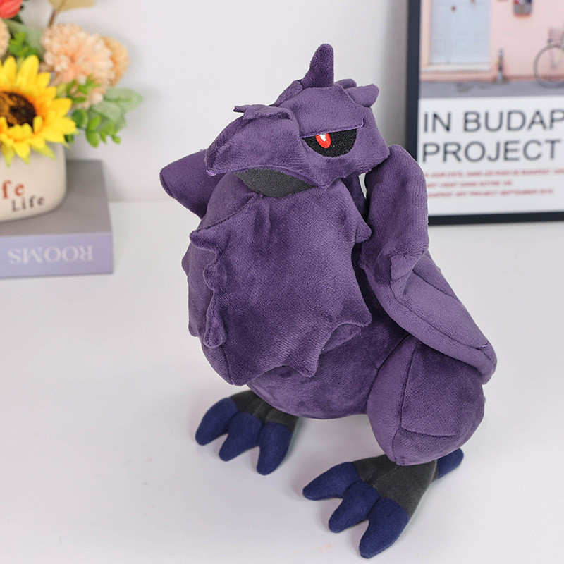 2025 New Style Pokemon Sword Shield Steel Armor Crow Plush Doll Galar ...
