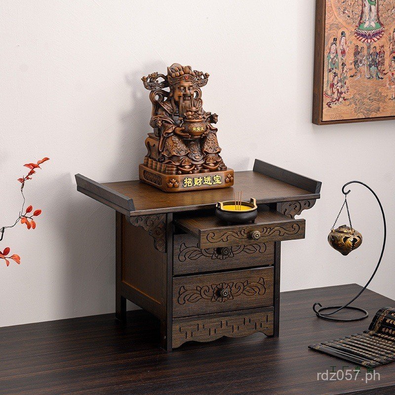 Step Altar Home Worship Elevated Modern Base Display Rack Incense Table ...