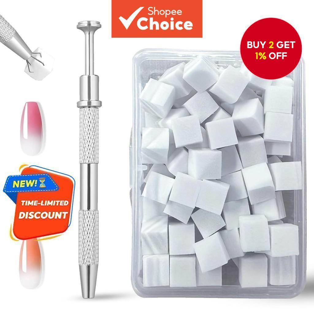 100 Pcs Nail Sponges for Ombre, manicure tools, professional ...