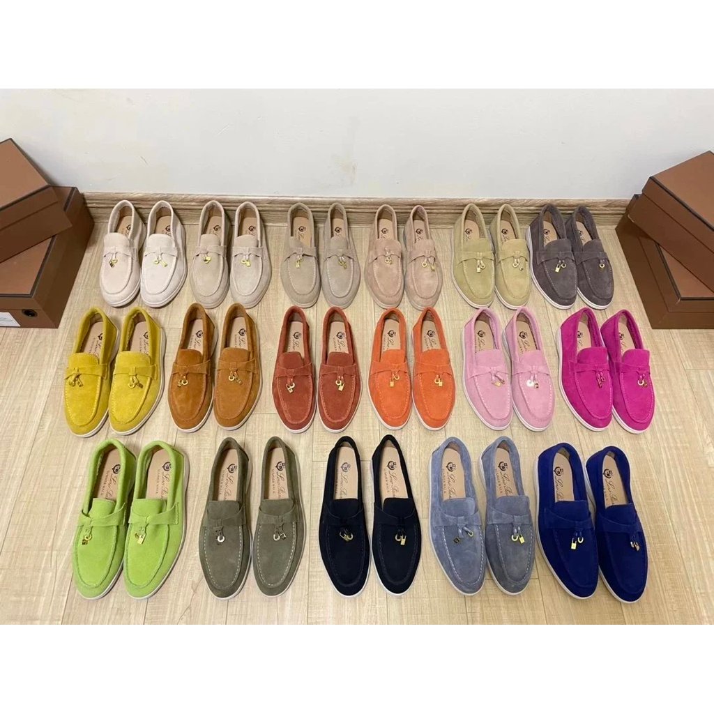 High Version Loro*piana/New Pure Original Soft Sole Comfortable Loafers ...