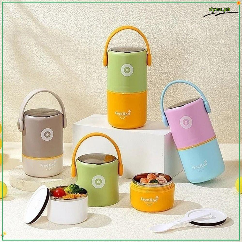 DYNA Thermal Lunch Box, Stainless Steel Leak-Proof Insulated Box ...
