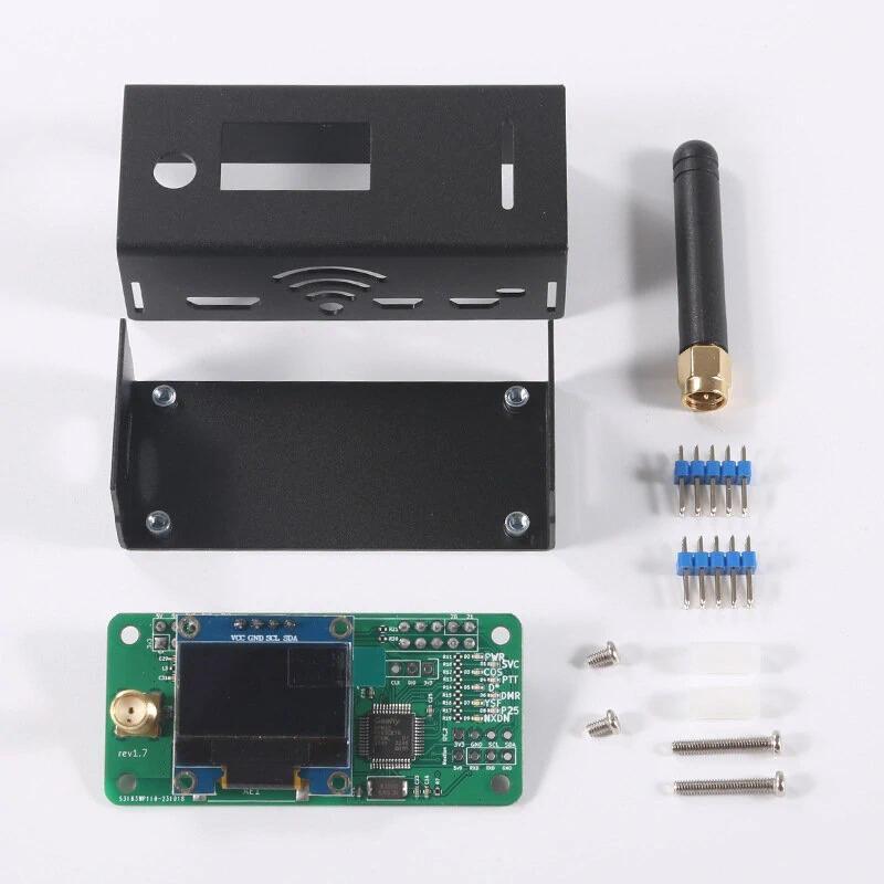 UHF&VHF Antenna + Aluminum Shell MMDVM Hotspot Support P25 DMR YSF for Raspberry pi | Shopee ...