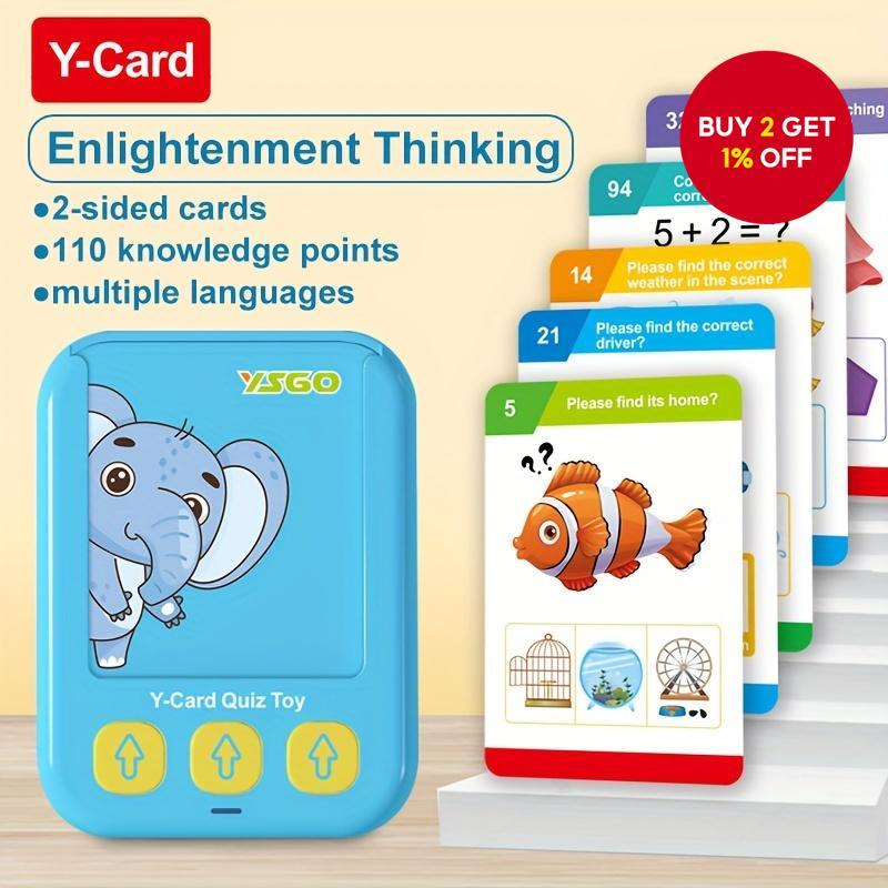 Alomejor Talking Flash Card Reader is an interactive English card ...
