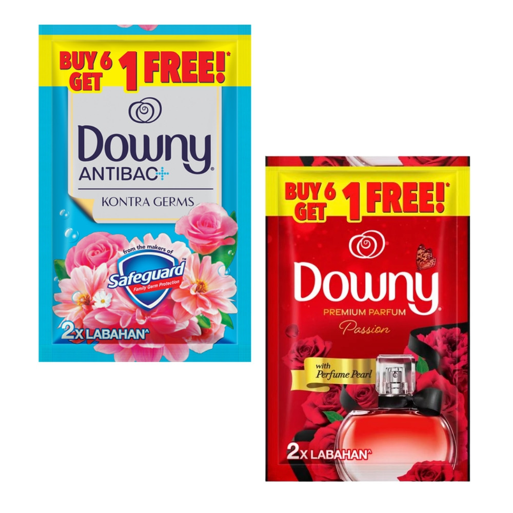 Downy 38ml x 6 Sachet Pack – Fabric Conditioner with AntiBac / Passion ...