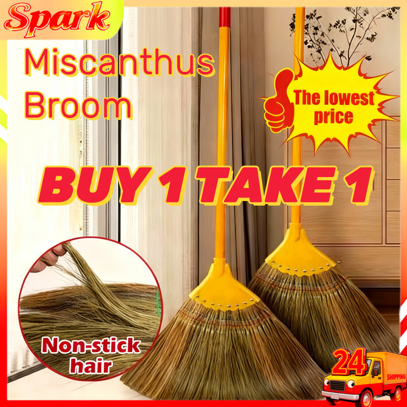 Walis Tambo Broom Natural Material Broom Detachable Home Essential ...