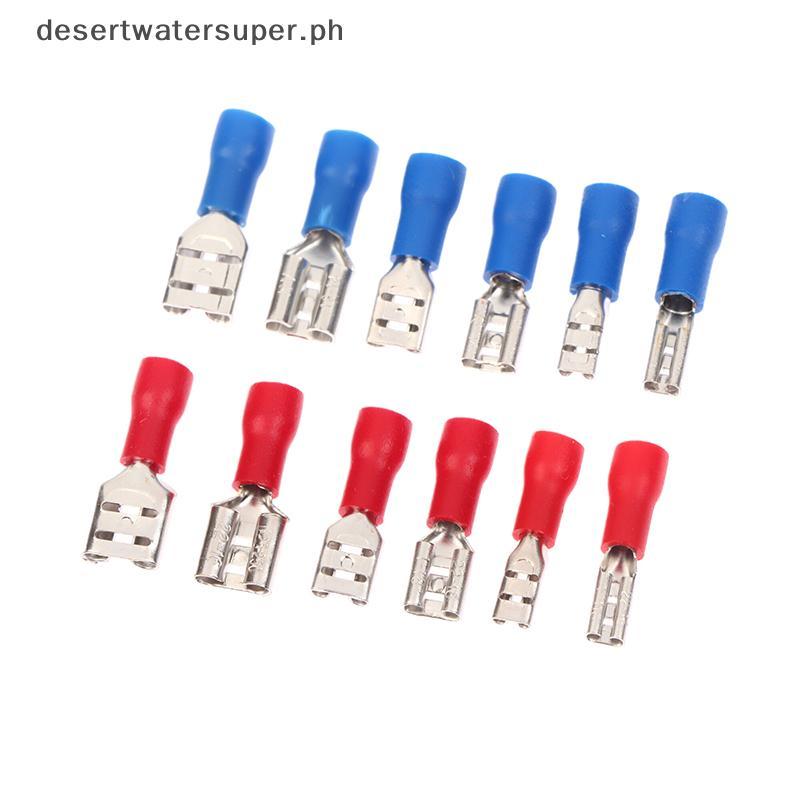 DSPH 100Pcs Insulated Spade Wire Connector Male Female Electrical Crimp ...