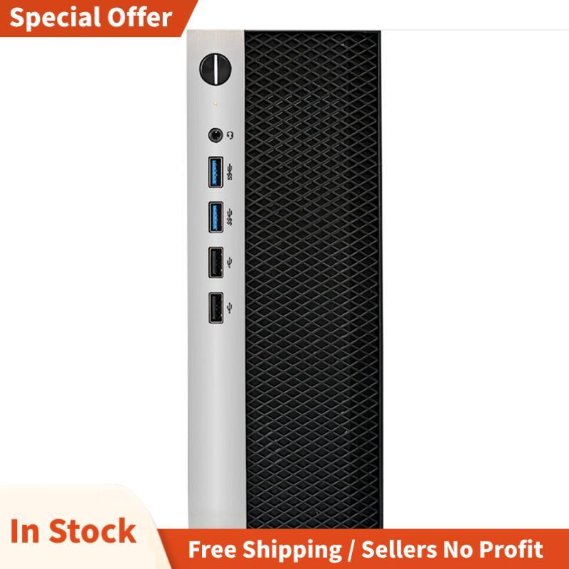Mini ITX Computer Case HTPC Chassis with 4XUSB Support 1U PSU ...