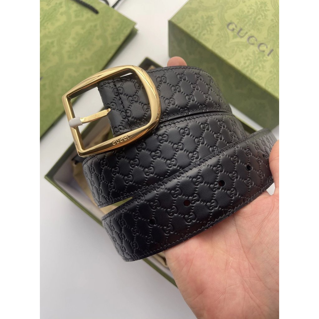 Gucci Men's Belt First Layer Cowhide Pair Version Small Pattern, Pin ...