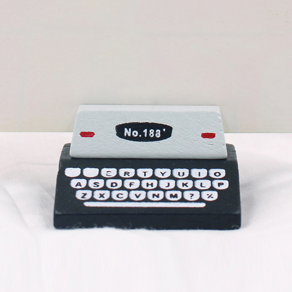 Miniature Typewriter Model Dollhouse Miniature Mini Vintage Typewriter ...