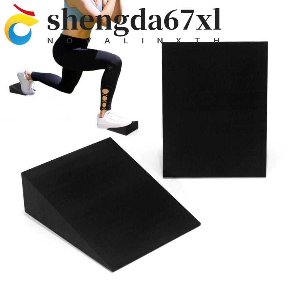 SHENGDA Calf Stretching Board, Enhanced Stability Adjustable Yoga Wedge ...