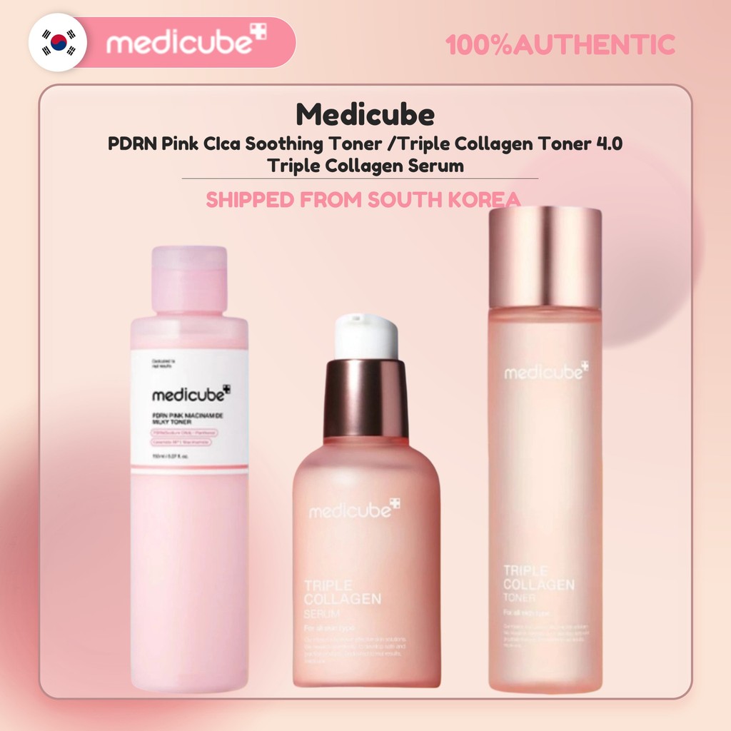 [Medicube] PDRN Pink CIca Soothing Toner 150ML/Triple Collagen Toner 4. ...