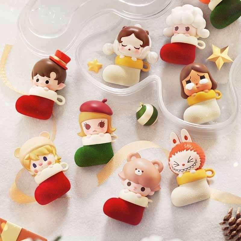 2025 New Product Popmart Genuine Christmas Cute Particles Series ...
