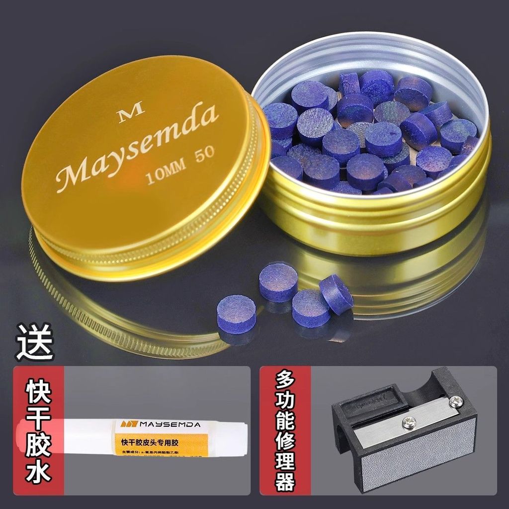 Billiard Cue Leather Head 10mm13mm Chinese Style Black Eight Billiard ...