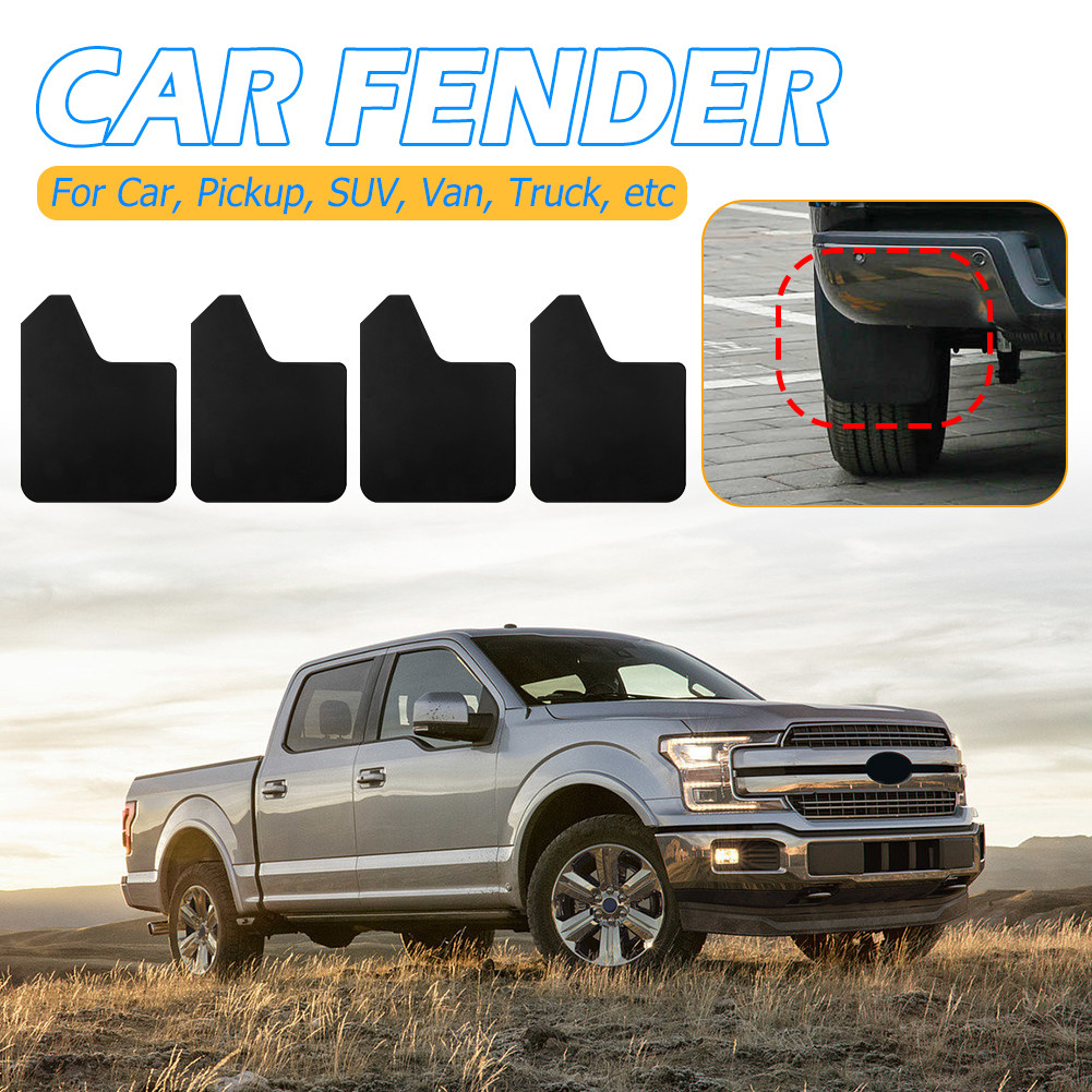 COD⭐ 4pcs Splash Guards Universal Flaps Mudguards with Rivets Front ...