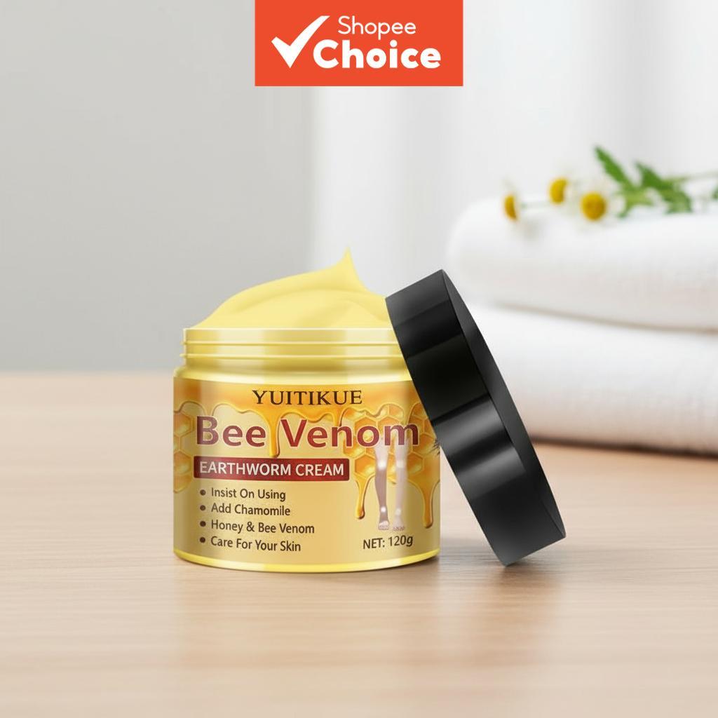 Bee Venom Cream with Chamomile Honey and Earthworm, Daily Moisturizer ...