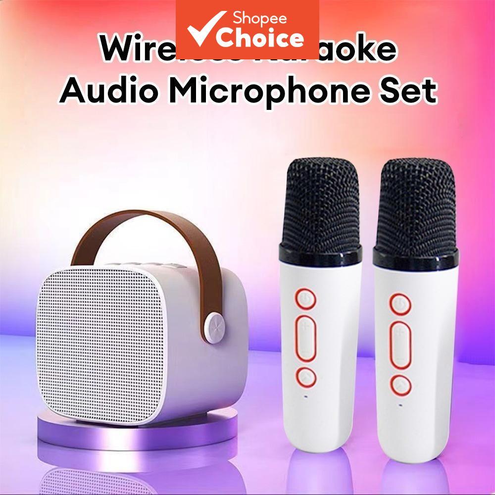 K1 Karaoke Wireless Bluetooth Microphone Machine Speaker | Shopee ...