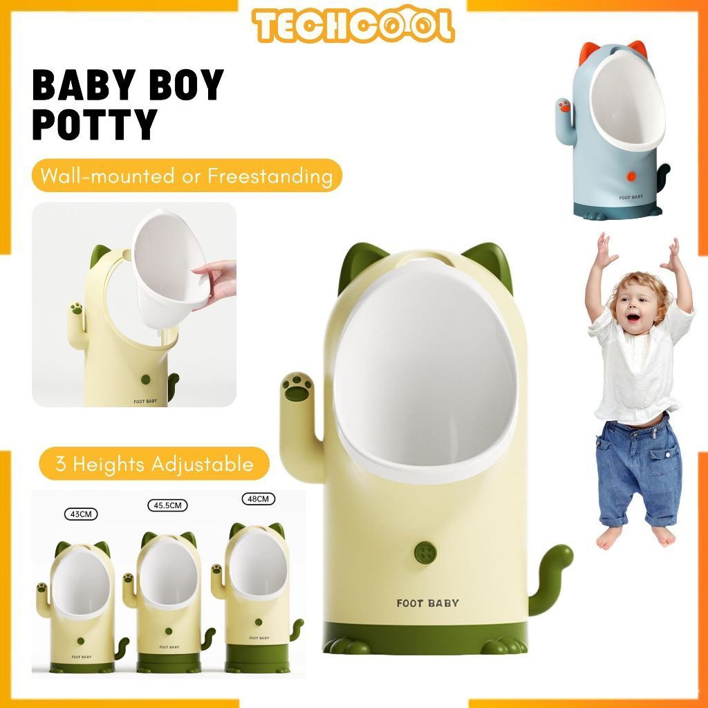 Adjustable Baby urinal boy standing wallmounted toilet male treasure ...