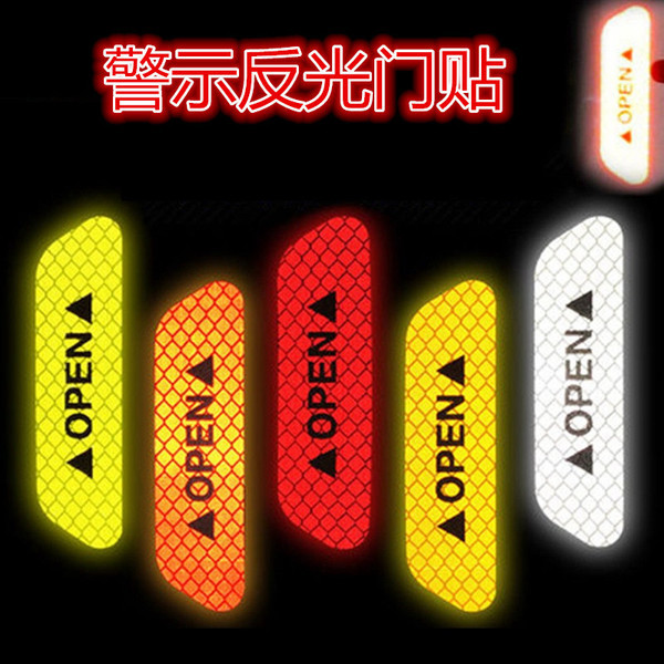 sticker for car reflectorized sticker water proof Open Door Safety ...