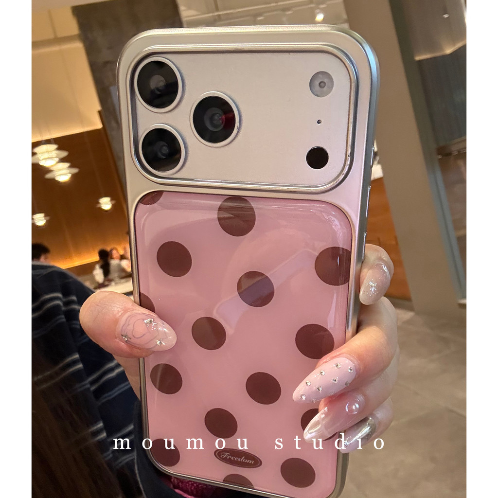 Foundation Polka Dot Phone Case Anti-Fall for iPhone 17 Promax 16 ...