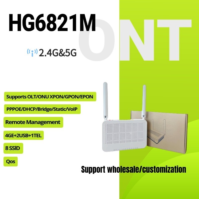 New Fiberhome Hg6821m Dual-band ONU 1GE+3FE EPON/GPON/XPON WLAN+2.4g&5g ...