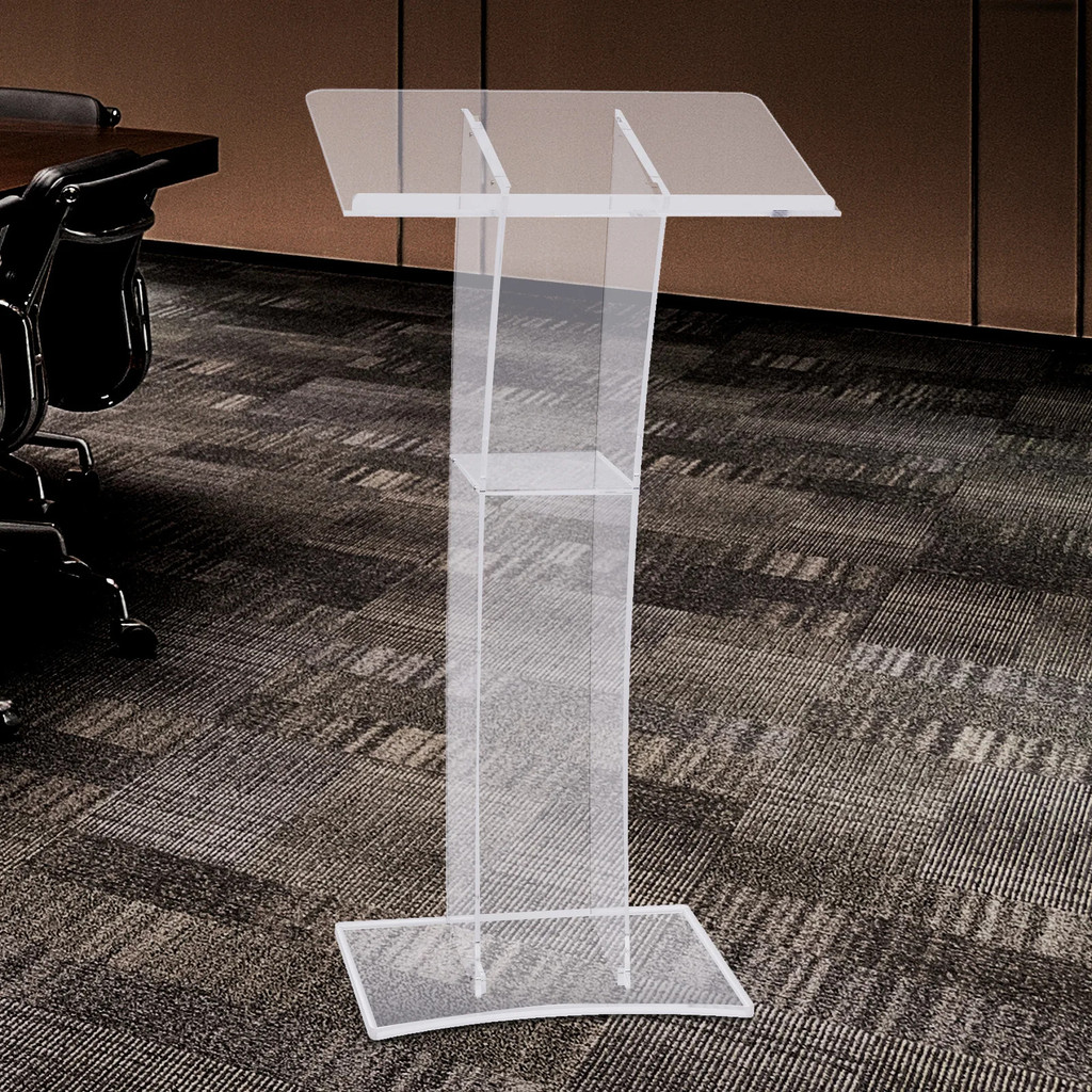 Speech Church Podium Acrylic Lectern Pulpit Event Wedding Transparent ...