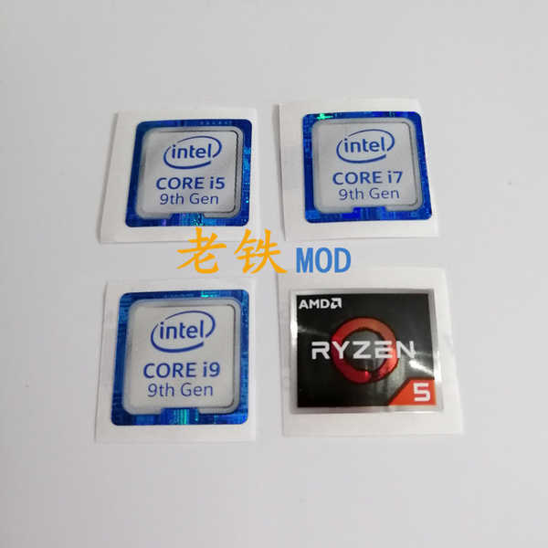 [Sticker 2026] Decorative Sticker 9th Generation CPU Label Sticker ...