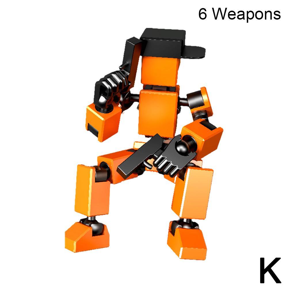 Better_Life Cool Mech Joint Doll Toy Diy Assembly Robot Multi Movable ...