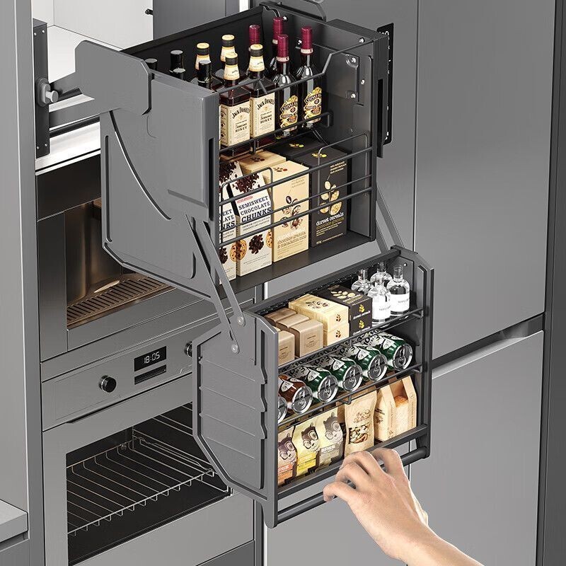 Dream Corner Hanging Cabinet Lifting Basket Kitchen Cabinet High ...