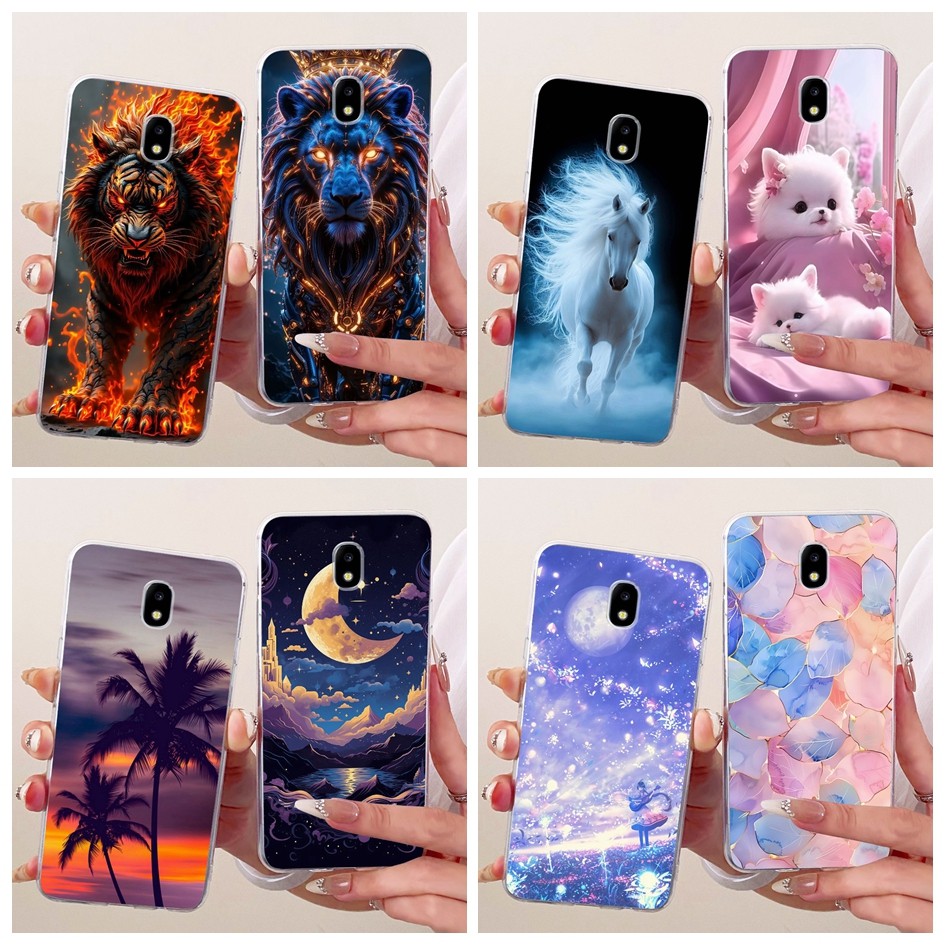 For Samsung Galaxy J7 2017 Case J730 J730F Cover Cool Cartoon Dragon ...