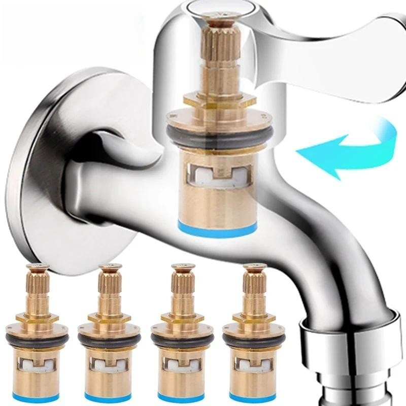 Universal Faucet Valve Core Replacement Brass Tap High Temperature ...