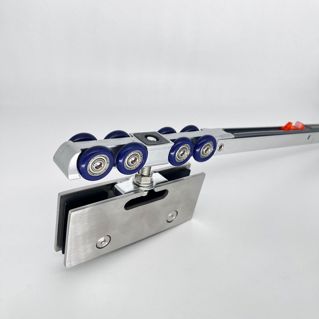 One-Way Sliding Door Buffer Roller Frameless Glass Door Sliding Door ...