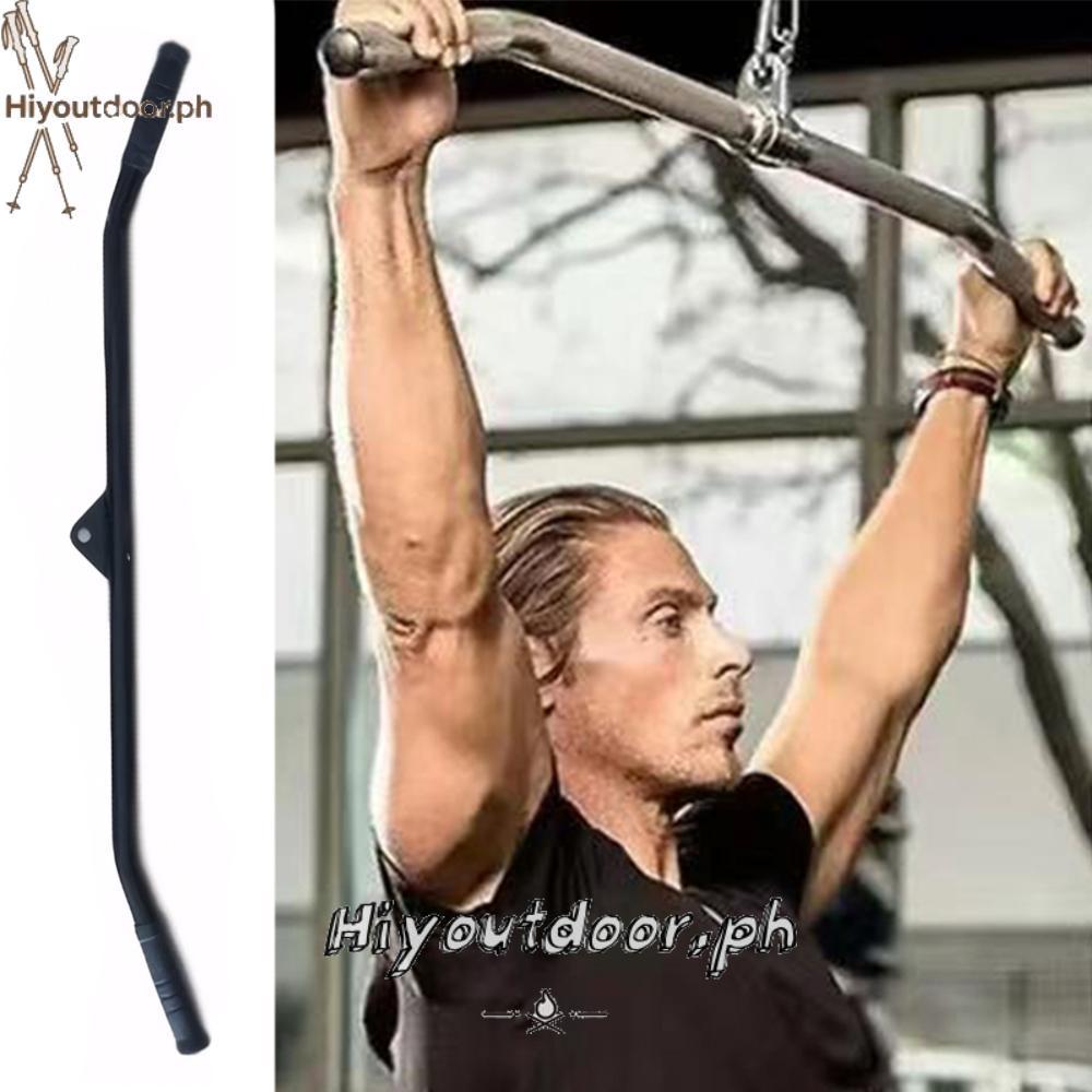 39.37 Inch LAT Pull Down Bar Curl Tricep Press Down Bar Cable Machine ...