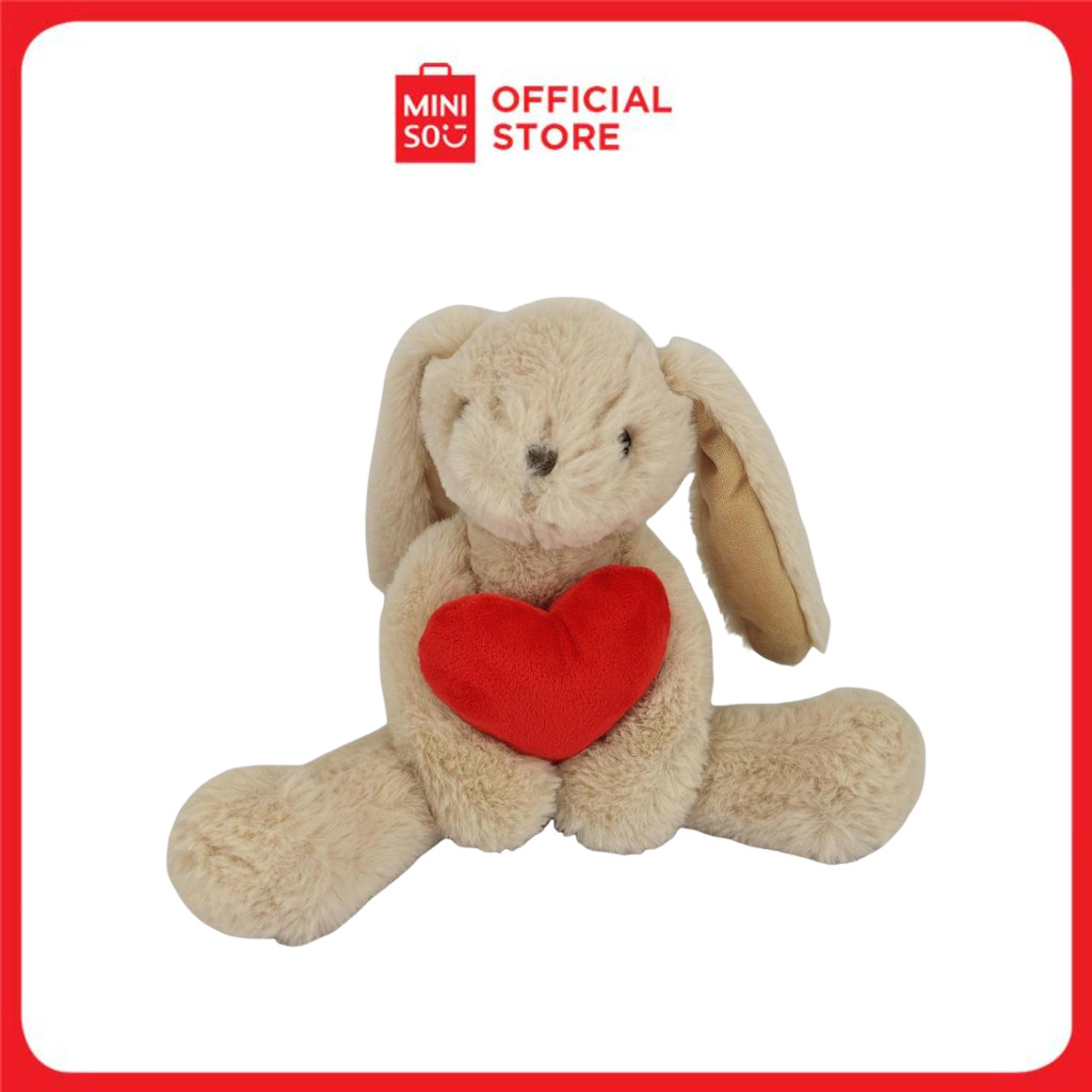 MINISO Make a Friend - 8in. Rabbit Plush Toy (Heart Rabbit) | Shopee ...