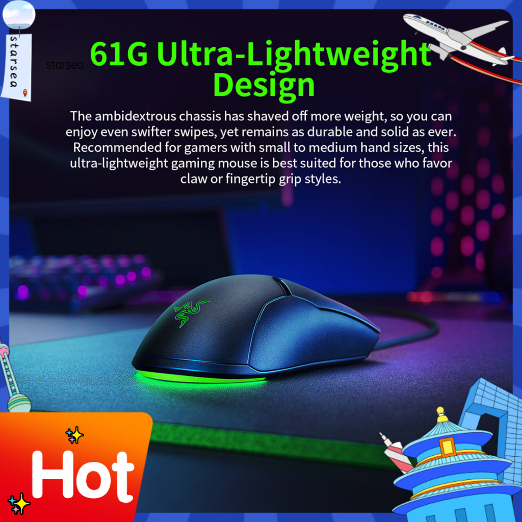 SRA ZK for Razer Viper Wired Mouse SPEEDFLEX Cable Chroma RGB ...