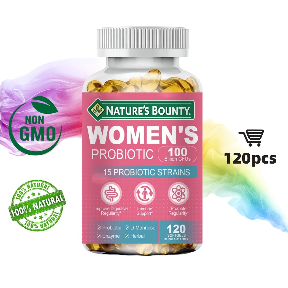 NATURE'S BOUNTY Women's Probiotic Softgels Promote Digestive and ...