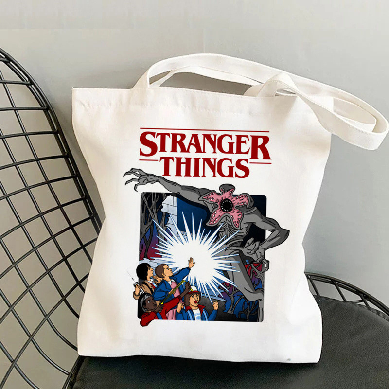 Stranger Things shopping bag grocery tote eco shopping bag foldable ...
