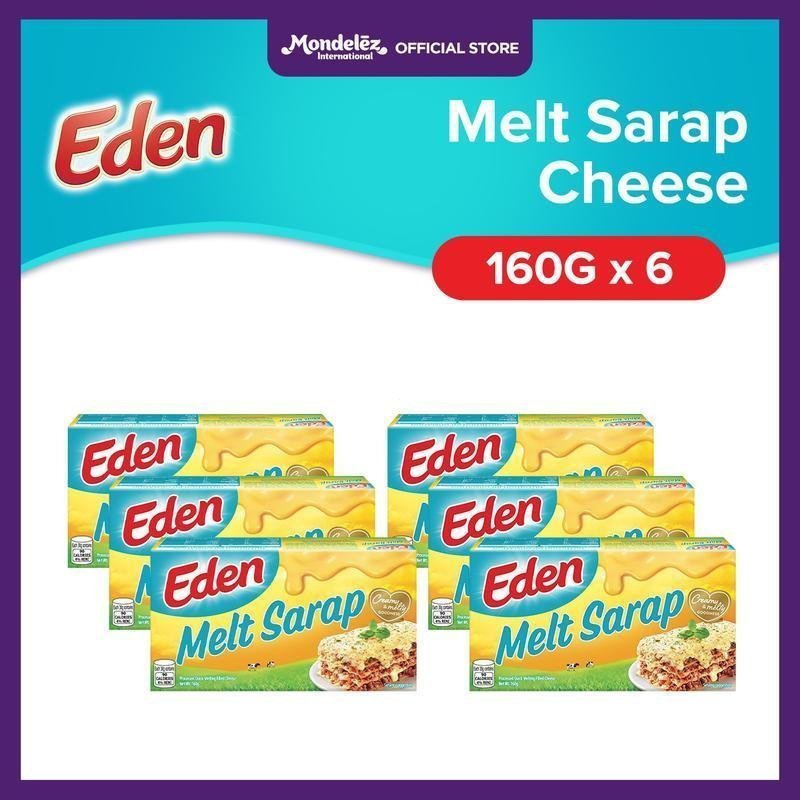 Eden Melt Sarap - Melting Filled Cheese 160g (Set of 6) | Shopee ...