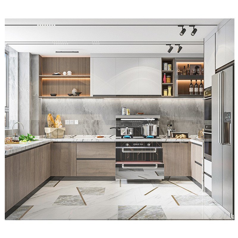 Custom Whole House Kitchen Cabinets, Integrated Cabinet Doors, Kitchen ...