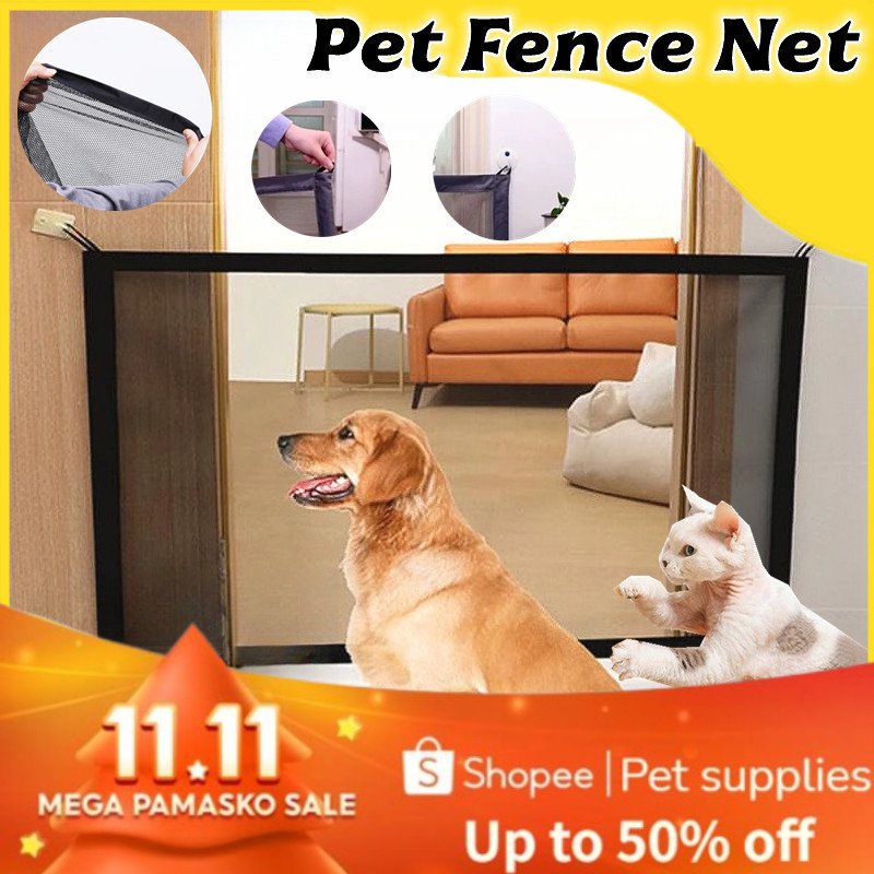 Pet Fence Isolation Net Safety Household Non-Perforated Pet Guard ...