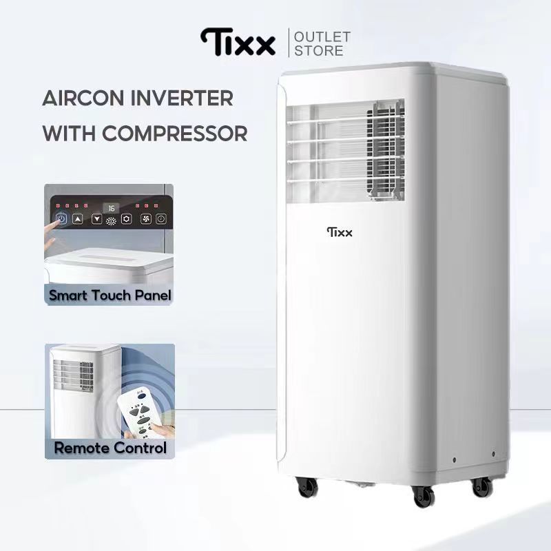 Tixx Aircon inverter 1.0HP with Compressor Energy-Saving Mobile Air ...