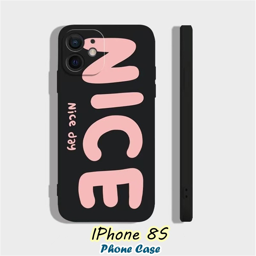 For IPhone 8S Case Trendy ideas Cartoon Silicone Full Cover Protective ...