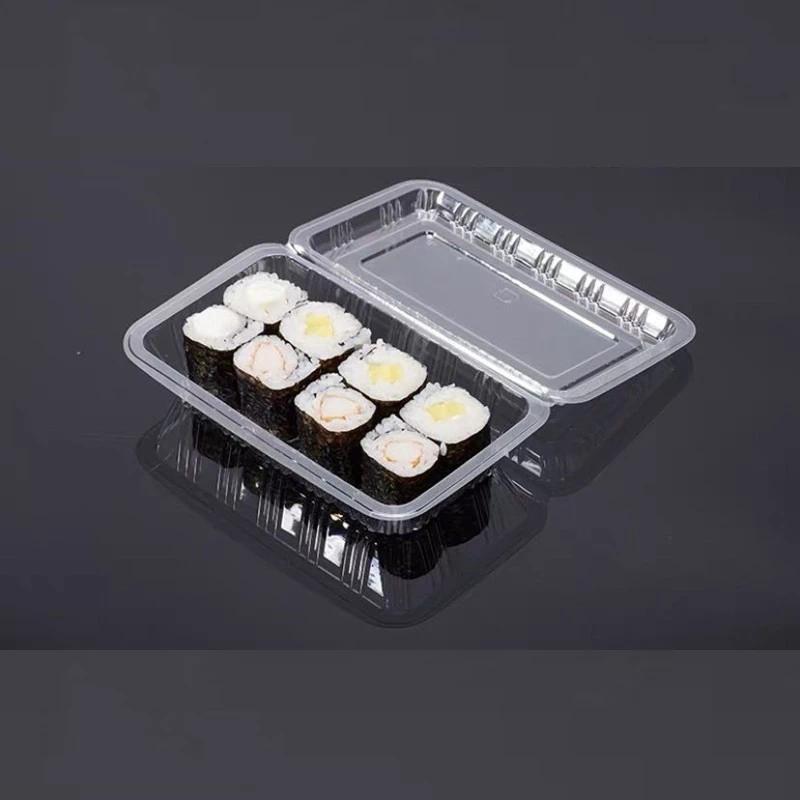 100pcs Clamshell Plastic Food Container Box Disposable Graham Ball ...