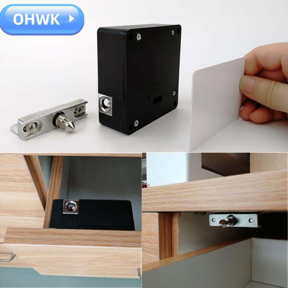 OHWK Drawer Lock Useful Proximity Sensor RFID Card Battery RFID Cabinet ...