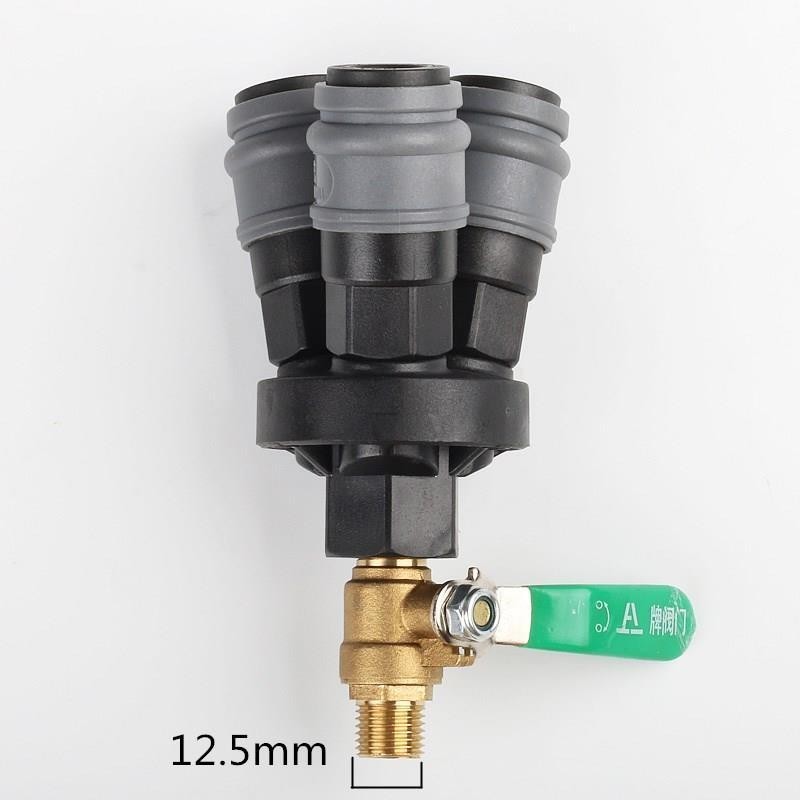 Compressor Air Outlet Vent Quick Silent Empty Joint Three-way Oil-free ...