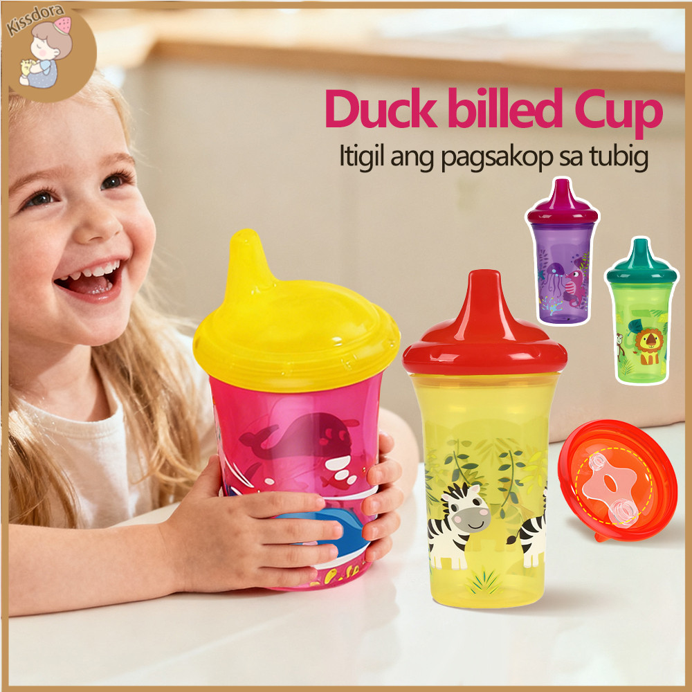 Kissdora Duckbill Drinking Cup Baby Drinking Cup No Spills Baby Water ...