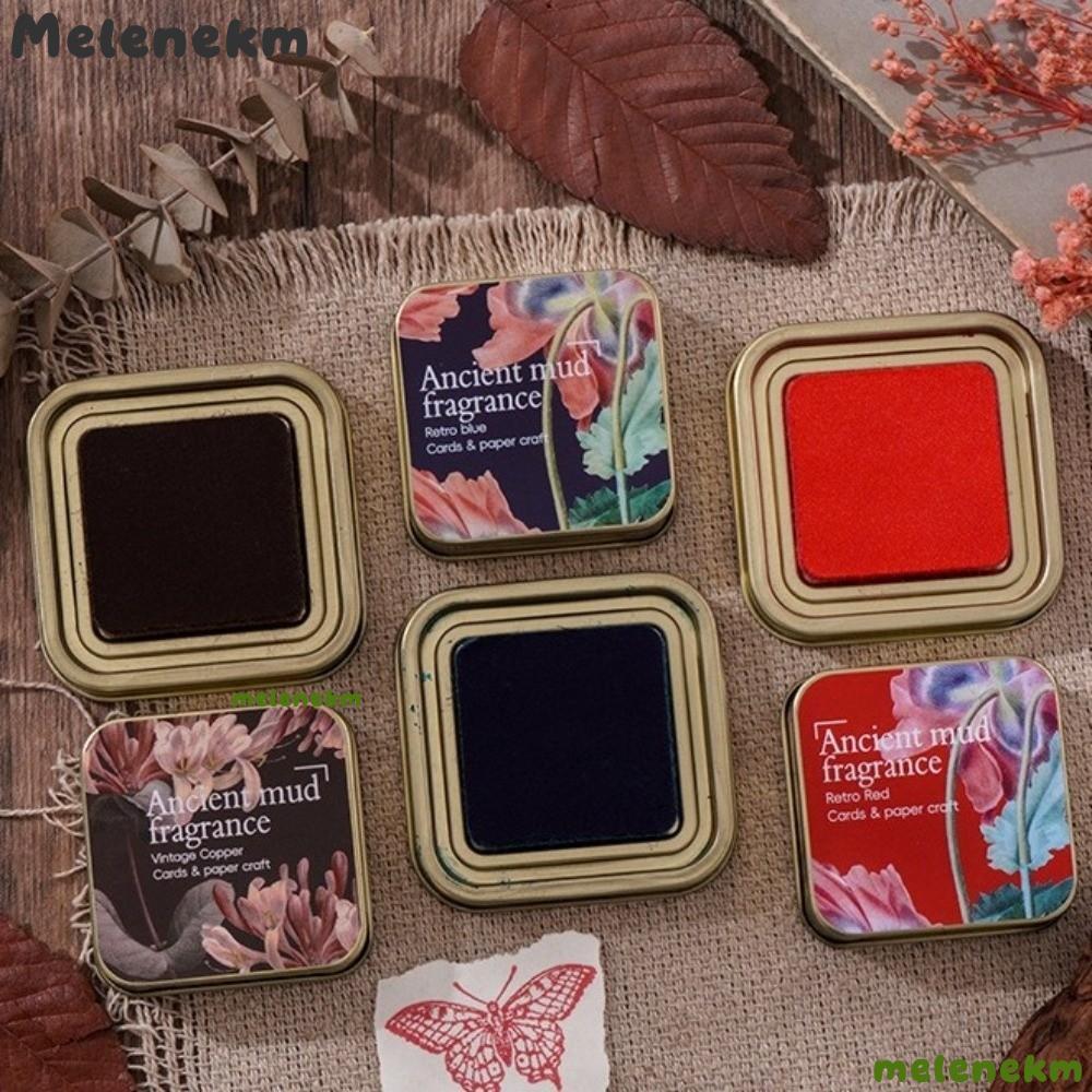 MELEN Student Ink Pad, Square Oil-based ink & felt Self Ink Stamp ...